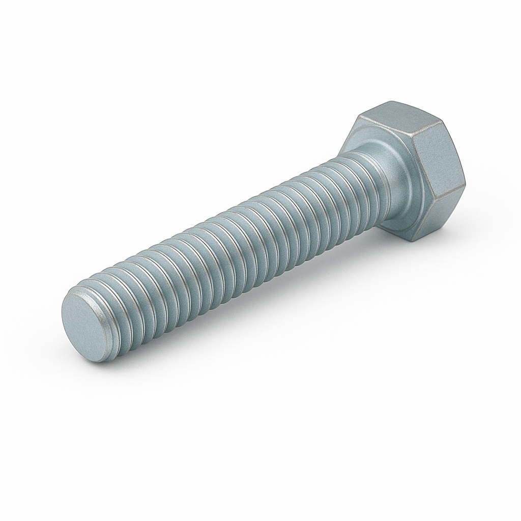 HEX BOLT/SET SCREW M20 x 80 GRADE 8.8 ZINC-PLATED